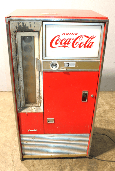 Vendo Coca-Cola Model H63A 10-Cent Vending Machine - Auction Ohio