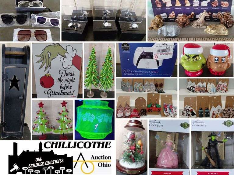 CHILLICOTHE: Uranium Cookie Jar, Handmade Earrings, Grinch Decor, PS5 ...