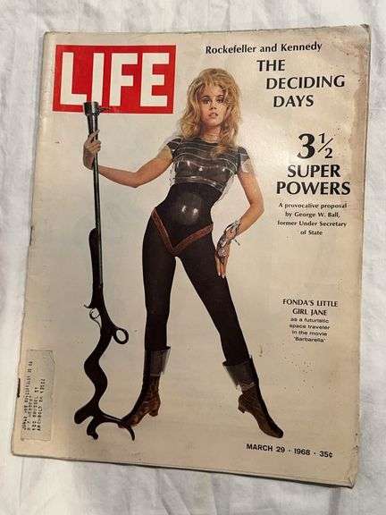 LIFE Magazine issue from March 29, 1968, features actress Jane Fonda on ...