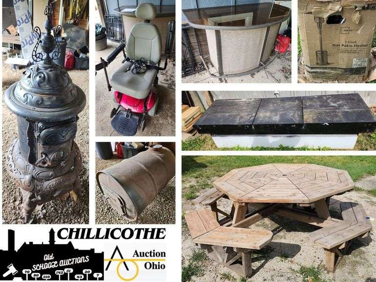 CHILLICOTHE: Electric Scooter, Harmar Sooter Lift, Picnic Table, Patio ...
