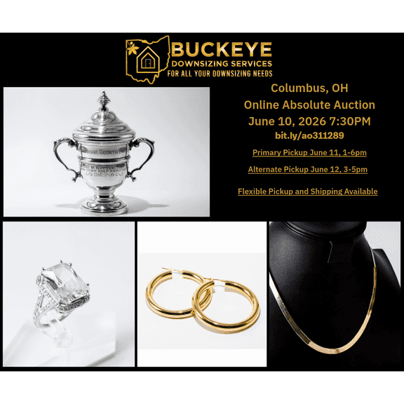 Sterling Silver, Designer Costume Jewelry, and more - Auction Ohio