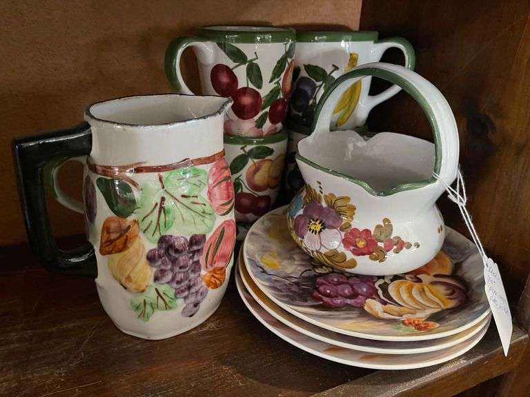 Collection of Fruit Themed Dishware - Apexx Auctions