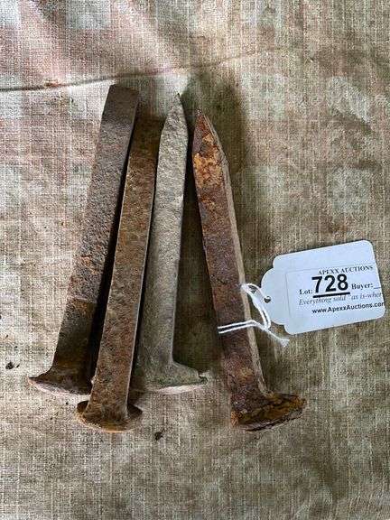Vintage Railroad Spikes - Apexx Auctions
