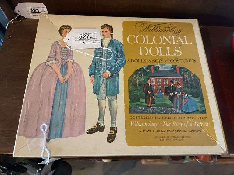 Colonial Paper Dolls - Apexx Auctions