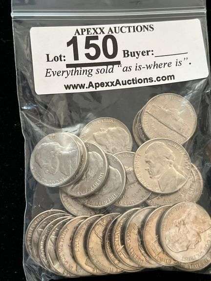 1959 Mint State Nickels. Quantity 30 - Apexx Auctions