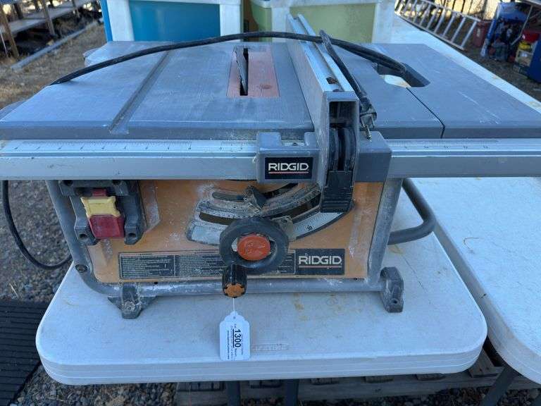 Ridgid Table Saw - Apexx Auctions