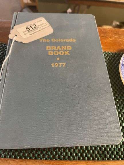1977 Colorado Brand Book - Apexx Auctions