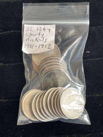 Twenty-Two Liberty Nickels - Apexx Auctions