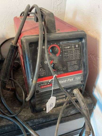 Lincoln Electric Weld-Pak 100 MIG Welder - Apexx Auctions