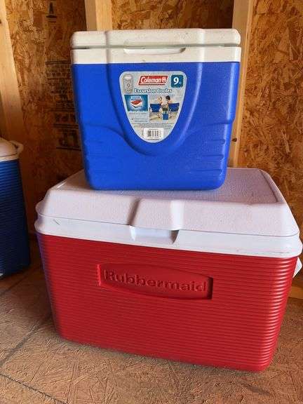 2- Coolers personal and Picnic - Apexx Auctions