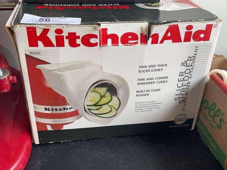 Kitchen Aid Shredder Slicer Attachment - Apexx Auctions