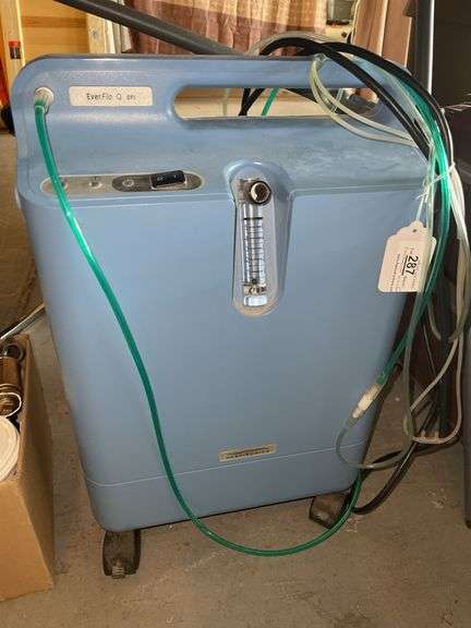 Respironics Everflo Q Oxygen Concentrator - Apexx Auctions