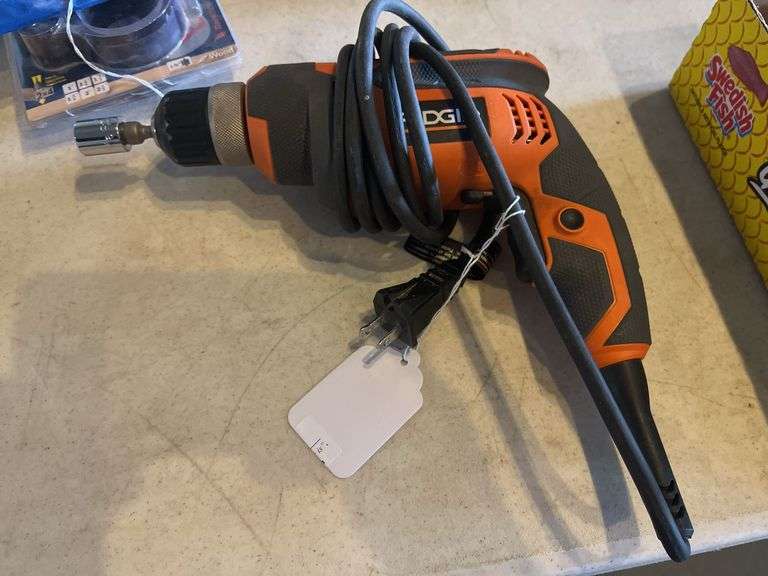 Ridgid Corded Drill - Apexx Auctions