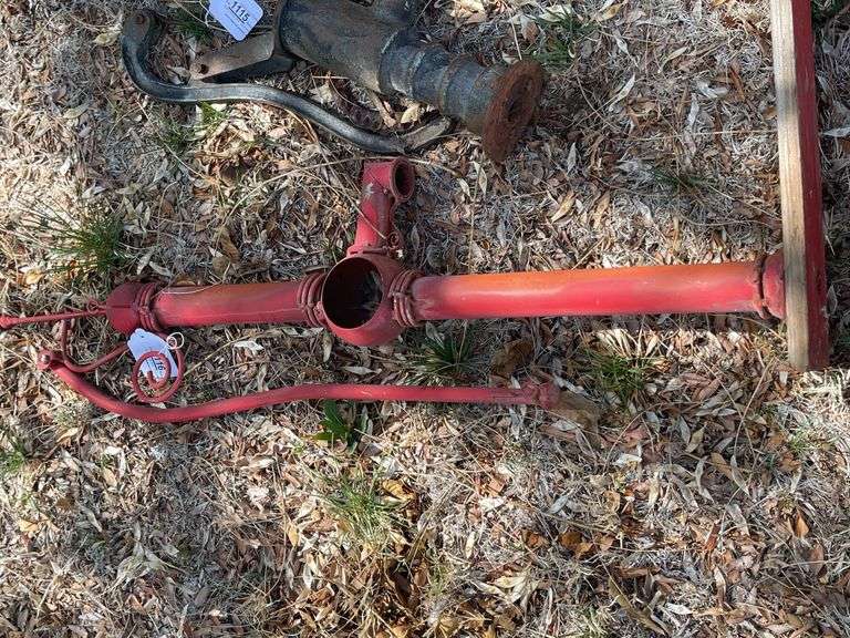 Red Hand Pump - Apexx Auctions