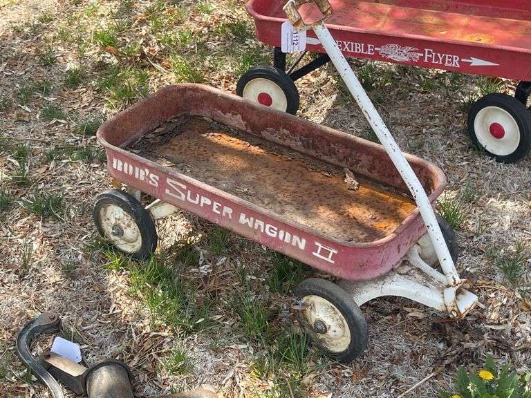 Vintage Red Wagon - Apexx Auctions