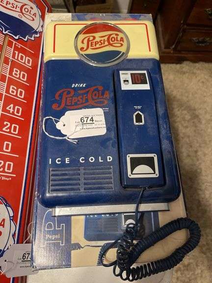 Vintage Pepsi Phone with Box - Apexx Auctions