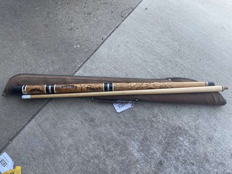 Custom Pool Cue with Case - Apexx Auctions