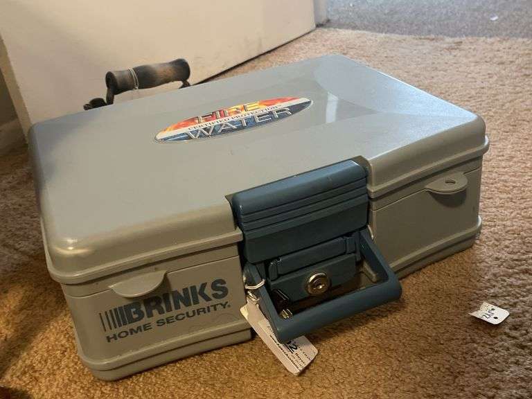 Brinks Fire Safe Box with Keys - Apexx Auctions