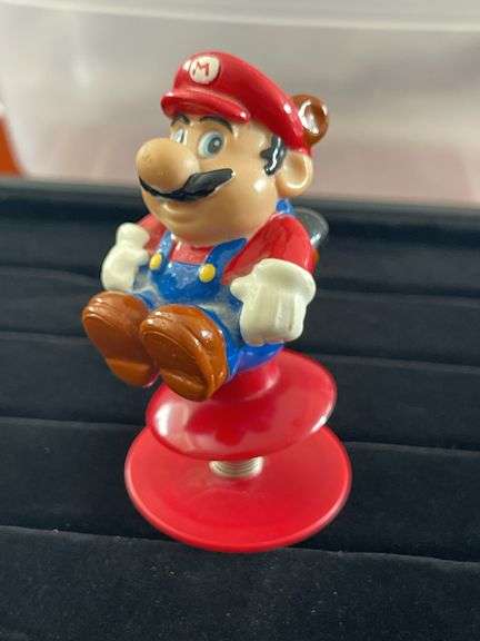 Vintage Mario Brothers Raccoon Tail Spring Toy - Apexx Auctions