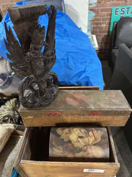 Decorative Boxes and Statue - Apexx Auctions