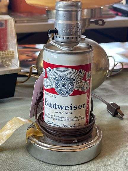 Budweiser Can Table Lamp - Apexx Auctions