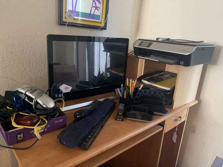 Gateway Computer with Office Supplies - Apexx Auctions