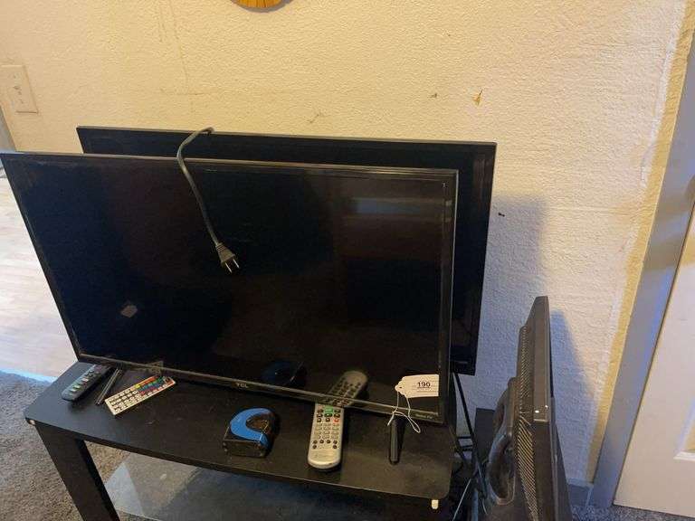 Two TVs with Monitor and Dell Computer - Apexx Auctions