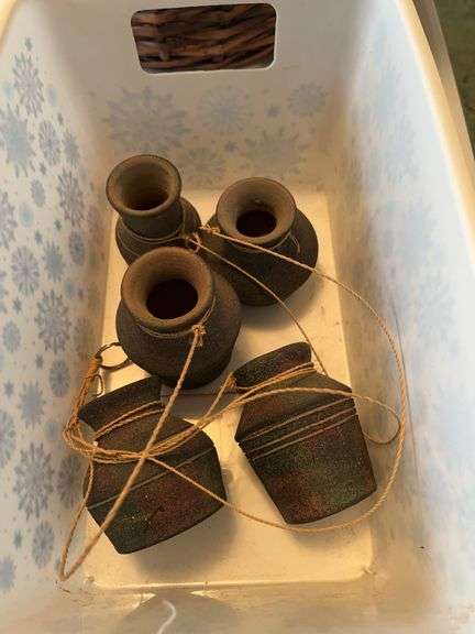 Small Ceramic Pot Wind Chimes - Apexx Auctions