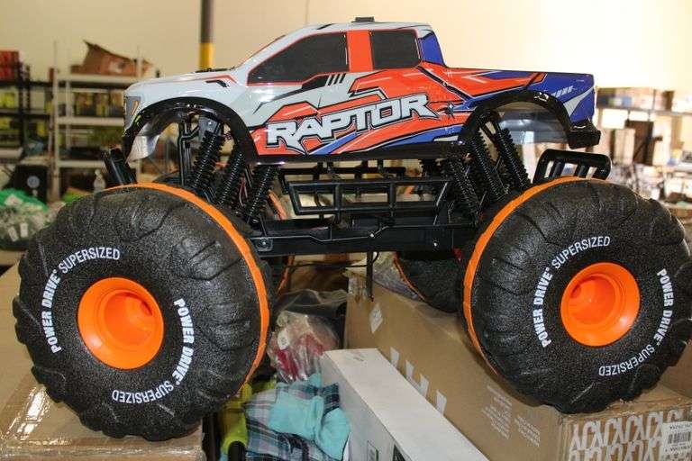 Raptor Monster Truck 30" Rc - Orange -Truck Only Retail: $75 - Auction ...