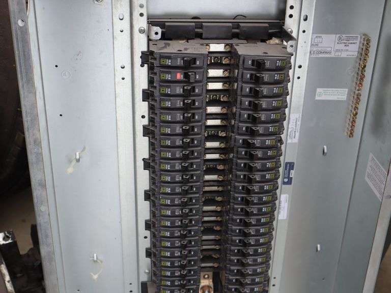 METAL ELECTRIC CABINET BOX MH38 PANEL BOARD NF OR NEHB - Auction HUB Texas