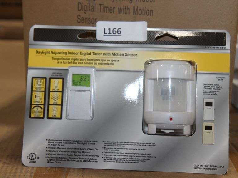 INDOOR IN-WALL SUNSMART DIGITAL TIMER SWITCH WITH MOTION SENSOR ...