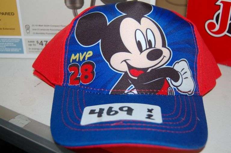 MICKEY MOUSE MVP NUMBER 28 TODDLER HAT - Auction HUB Texas