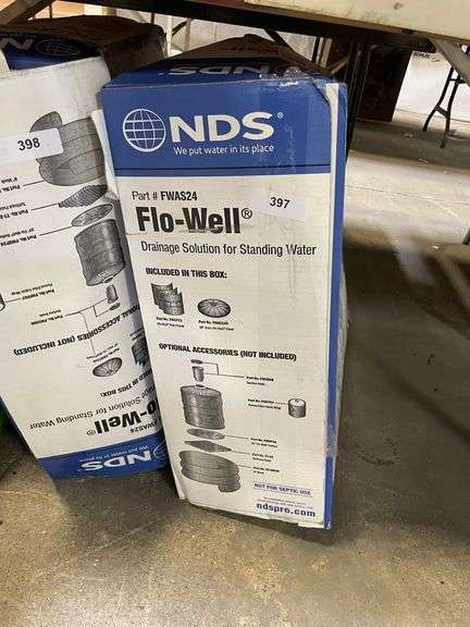 MSRP: $128.0] NDS 50 Gallon Flo Well Stormwater Dry Well System Kit ...