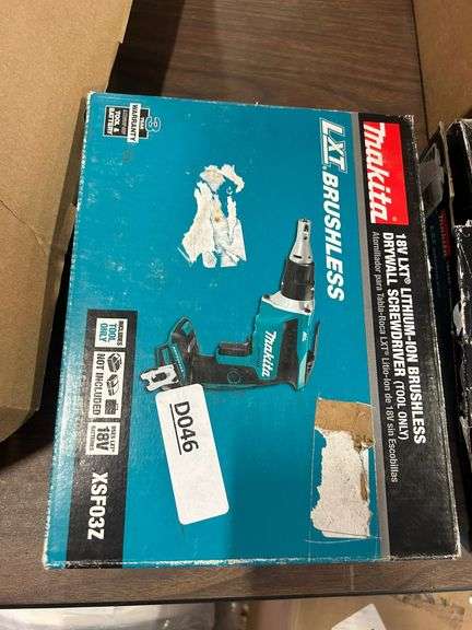 18V Lxt Lithium-Ion Brushless Cordless Drywall Screwdriver With Push ...