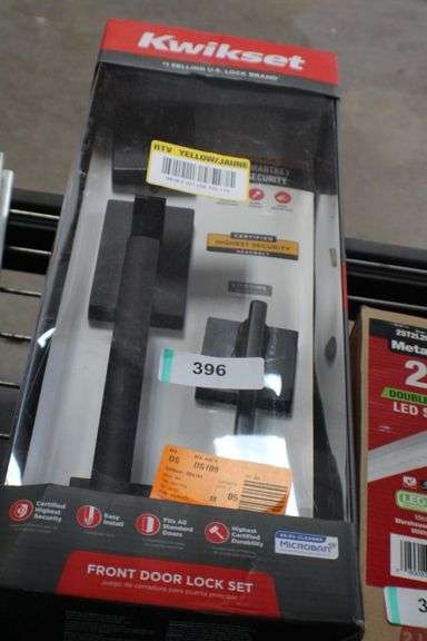 MSRP: $158.00] Kwikset San Clemente Matte Black Single Cylinder Low ...