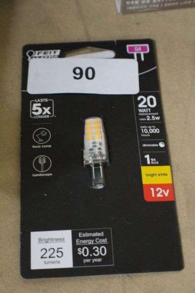 MSRP: $7.97] Feit Electric 20-Watt Equivalent T4 G4 Bi-Pin Base ...