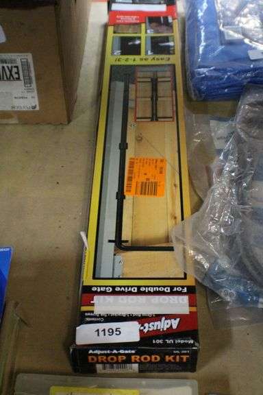 MSRP: $19.97] Adjust-A-Gate Drop Rod Kit for Double Gate Drive-Thru Set ...