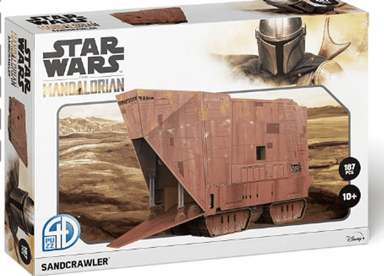 Star Wars Mandalorian Paper Model Kit Razor Crest And Sandcrawler Dual ...