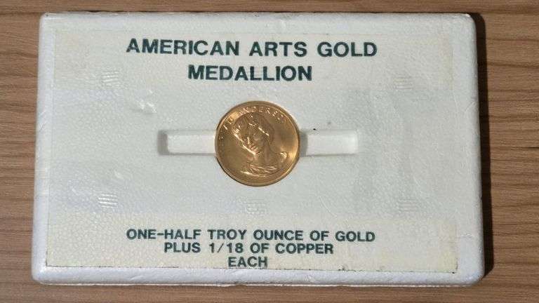 1980 MARIAN ANDERSON COMMEMORATIVE 1/2 TROY OZ GOLD COIN AMERICAN ARTS ...