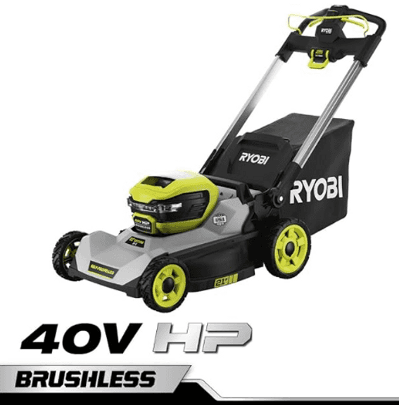 Ryobi 40V Hp Brushless Whisper Series 21. In Walk Behind Self-Propelled ...