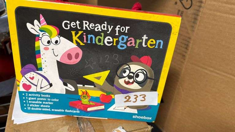 Get Ready for Kindergarten Shoebox Kit - Auction HUB Texas