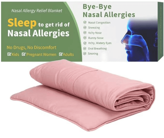 Nasal Allergy Relief Blanket, Drug-Free Nasal Care For Sinus Relief ...