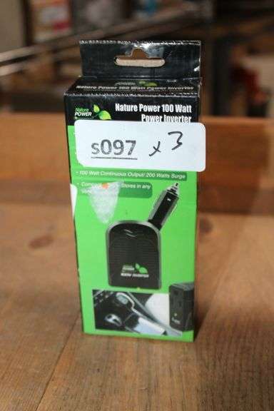 Nature Power 100-Watt Portable Battery Powered Inverter Grade:A Retail ...