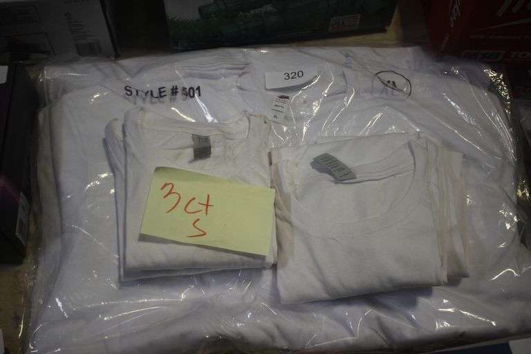 XLARGE WHITE T-SHIRTS - Auction HUB Texas