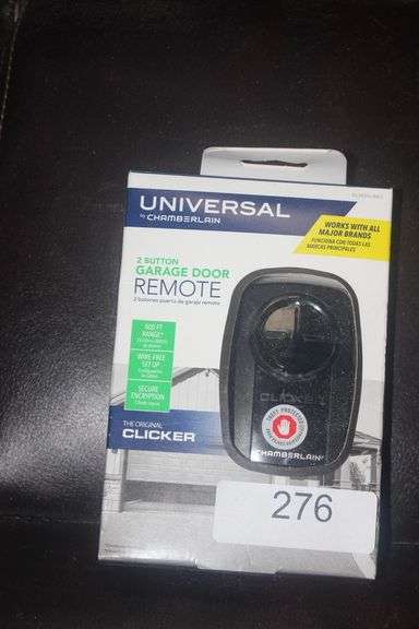 MSRP: $29.98] Chamberlain Universal Clicker Two Button Garage Door ...