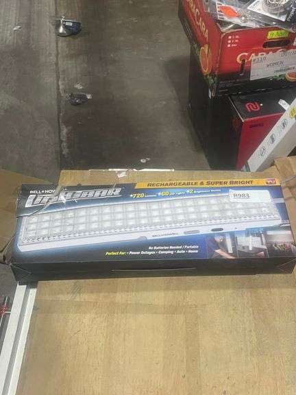 Bell + Howell Light Bar 60 Led Rechargeable Light Bar With Stand And ...