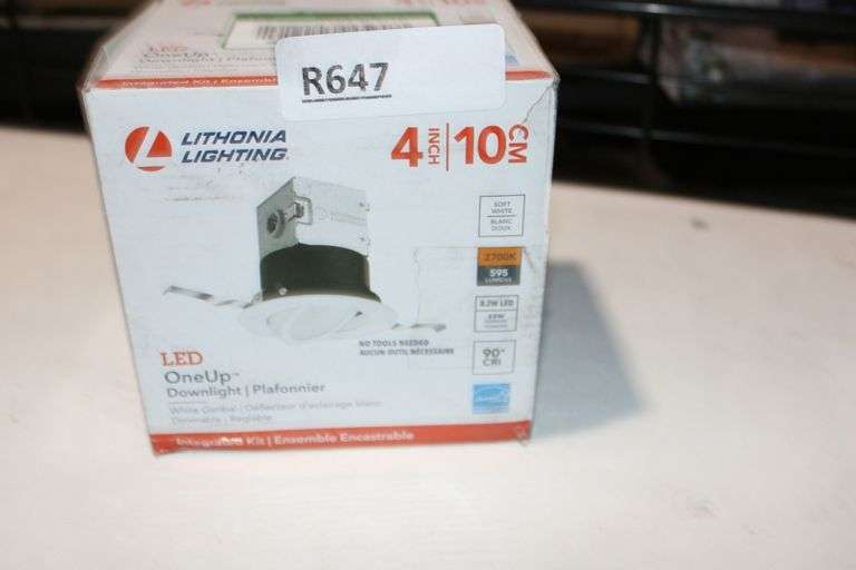 Oneup 4'' 2700K New Construction & Remodel Led Recessed Light Kit By ...