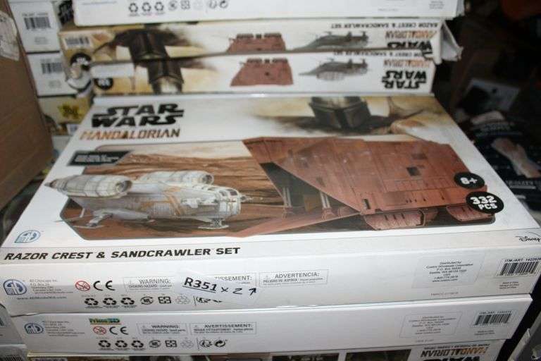 Star Wars Mandalorian Paper Model Kit Razor Crest And Sandcrawler Dual ...