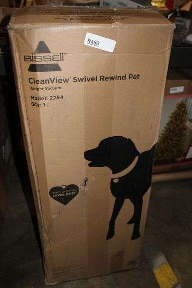 Bissell 2254 Cleanview Swivel Rewind Pet Upright Bagless Vacuum ...