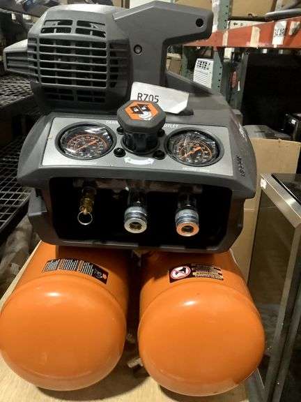 Ridgid 200 Psi 4.5 Gallon Electric Quiet Compressor Lightweight Design ...